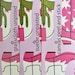 Pink Floral Block Print Wallpaper: Maximalist Peel and Stick or ...