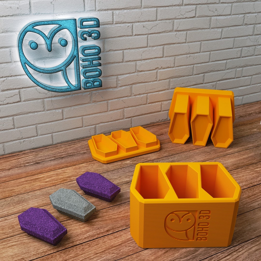 3 Mini Coffins Bath Bomb Mold - Etsy