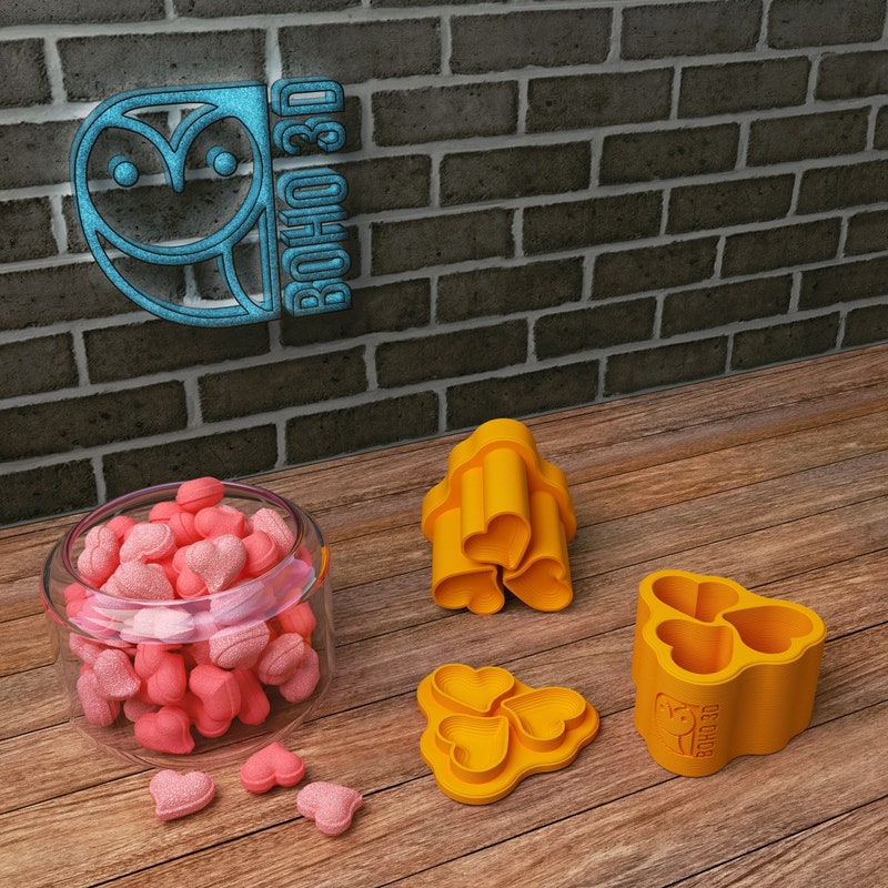 Plastic Mini Heart Mold - Etsy