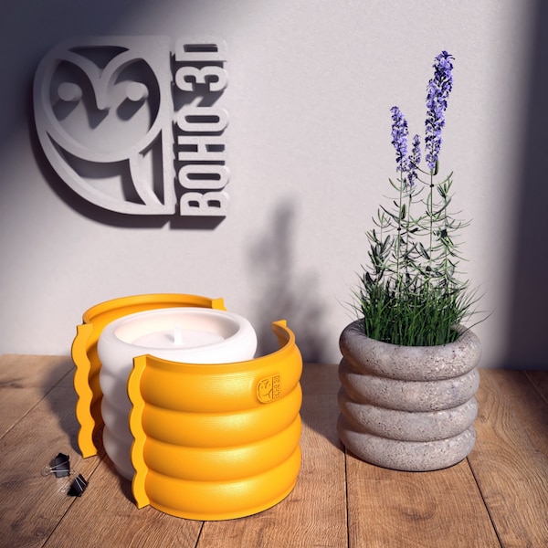 Concrete Planter Mold - Etsy