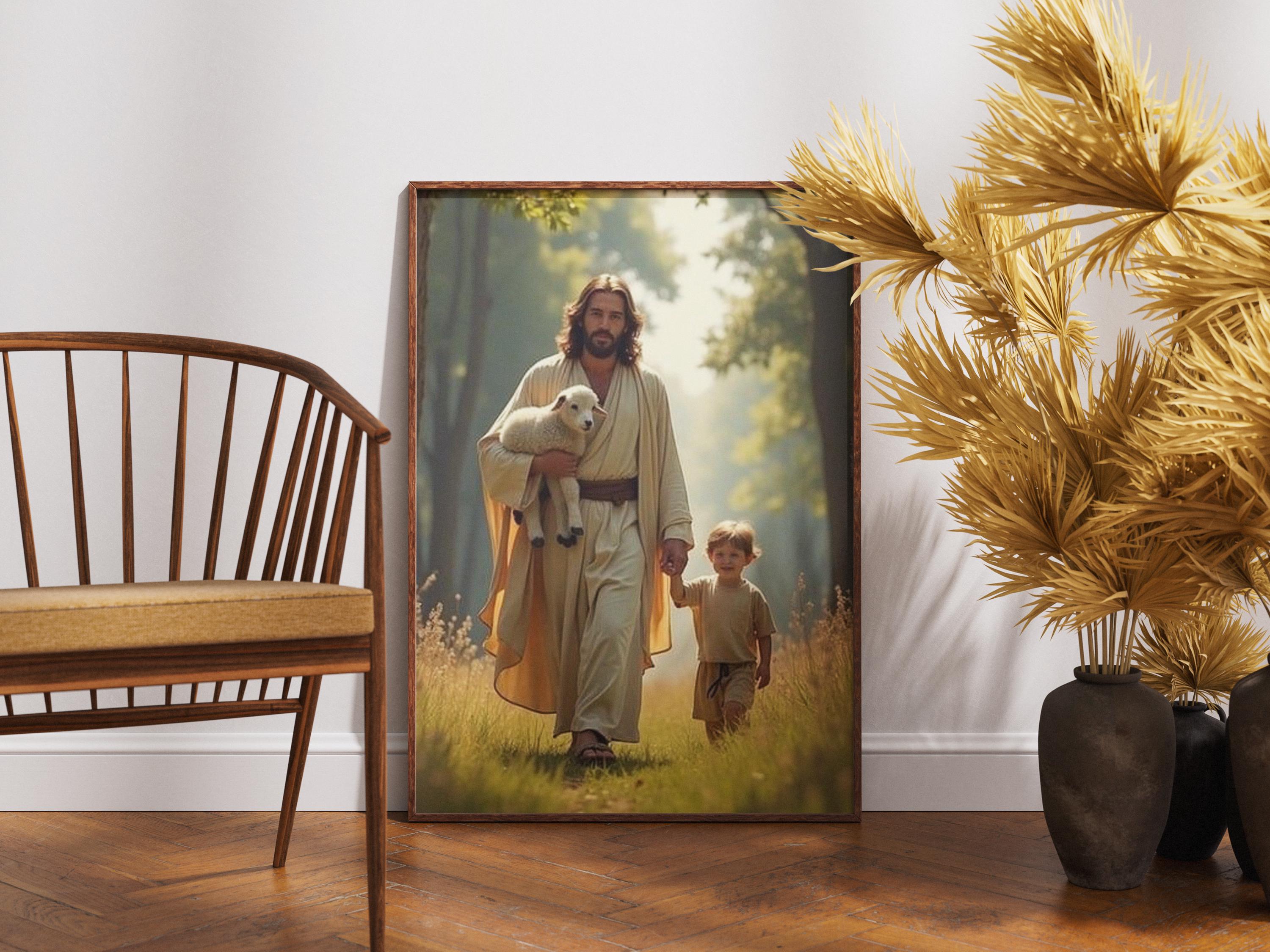 Jesus Portrait, Jesus Painting, Jesus Print, Jesus Art, Come Follow Me ...