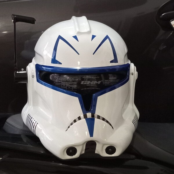 Blue Predator Helmet - Etsy