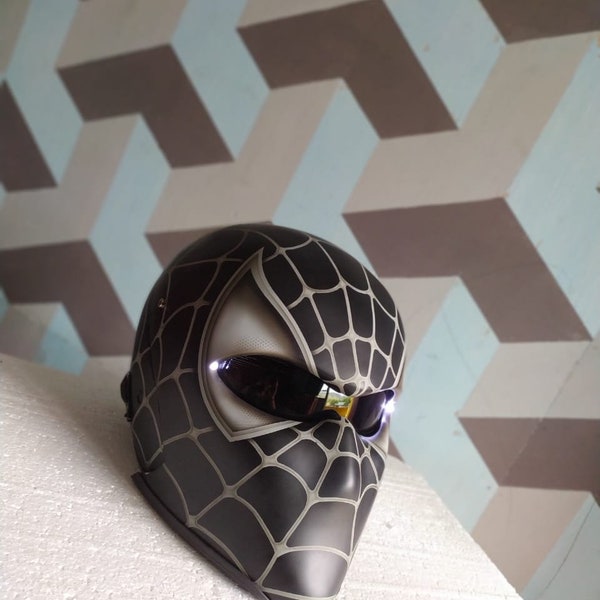 Blue Predator Helmet - Etsy