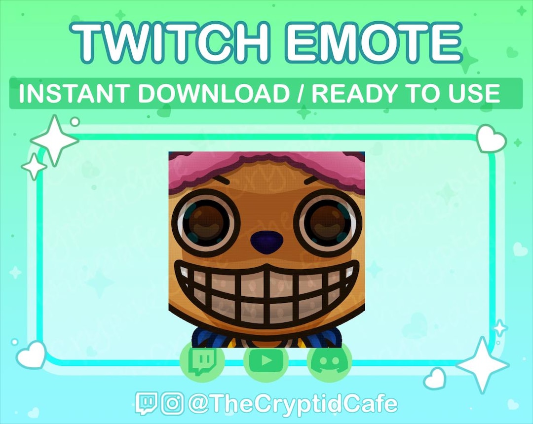 ANIMATED Chopper Laughing Emote (twitch Discord Youtube) Chopper ...