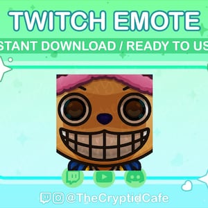 ANIMATED Chopper Laughing Emote (twitch Discord Youtube) Chopper ...