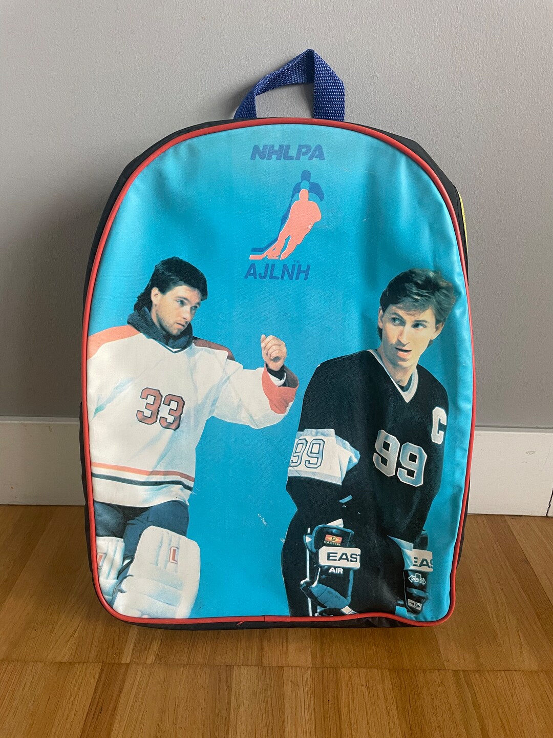 Vintage RARE 90s Wayne Gretzky Patrick Roy NHLPA Backpack - Etsy