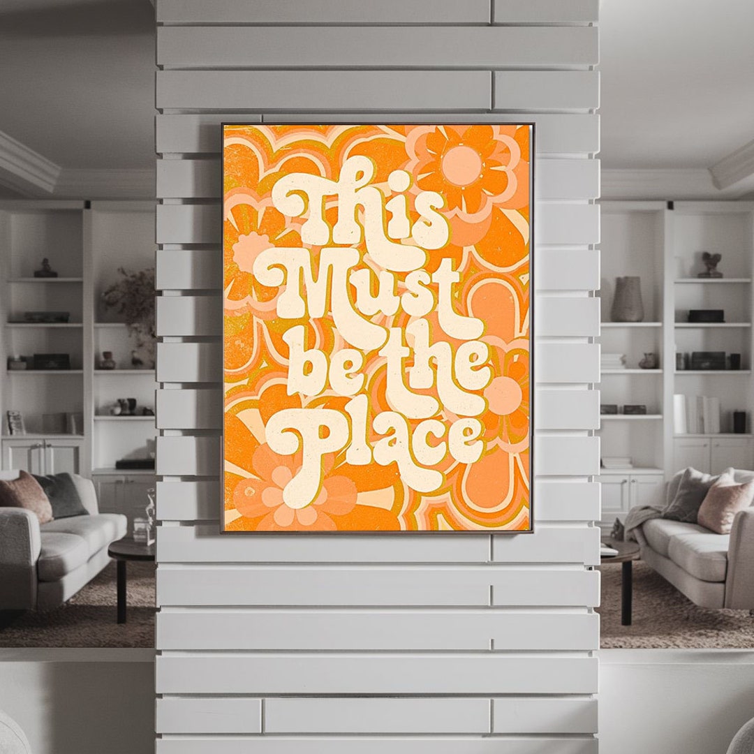 Vintage 70s Wall Decor Motivational Positive Inspirational Quotes ...