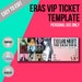 Taylor Swift Eras Tour VIP Ticket Template Taylor Swift Eras Tour ...
