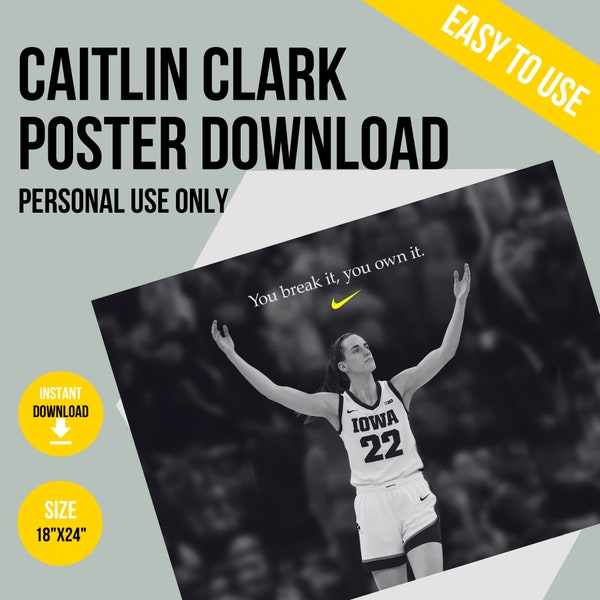Caitlin Clark Poster - Etsy