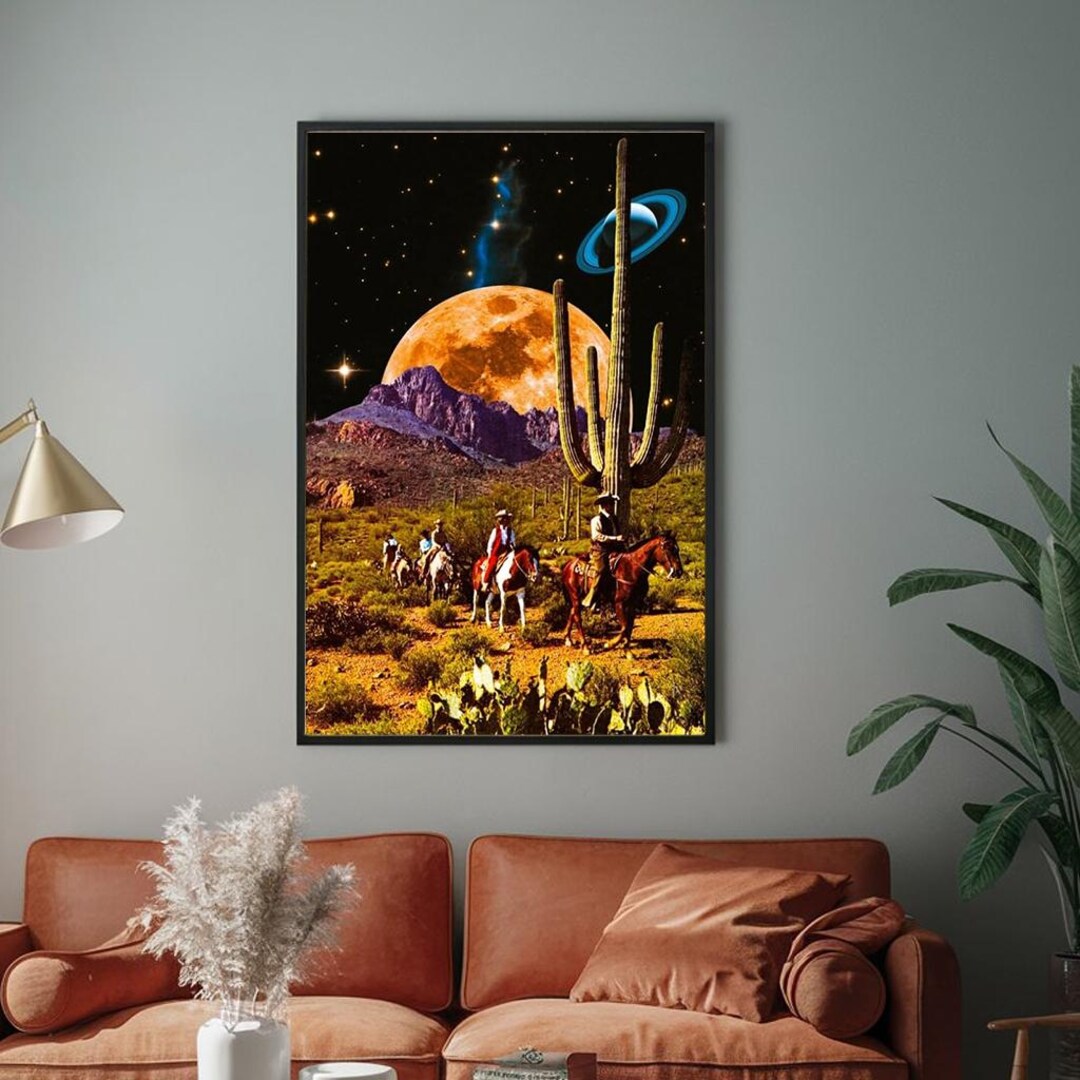 Space Cowboys Poster Retro Space Outer Space Travel Picture Exoplanet ...