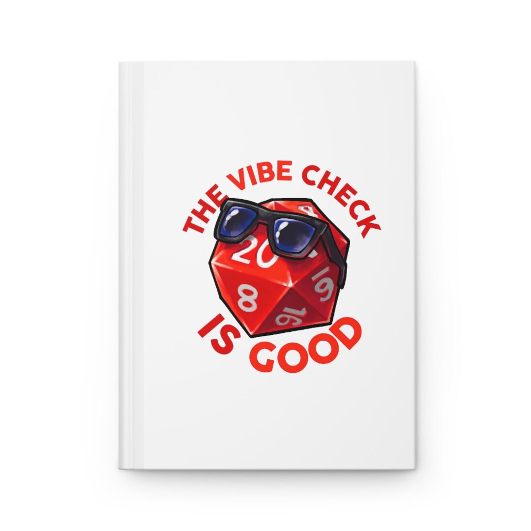 Vibe Check Notebook | D&D | DND | Dungeons and Dragons - Etsy