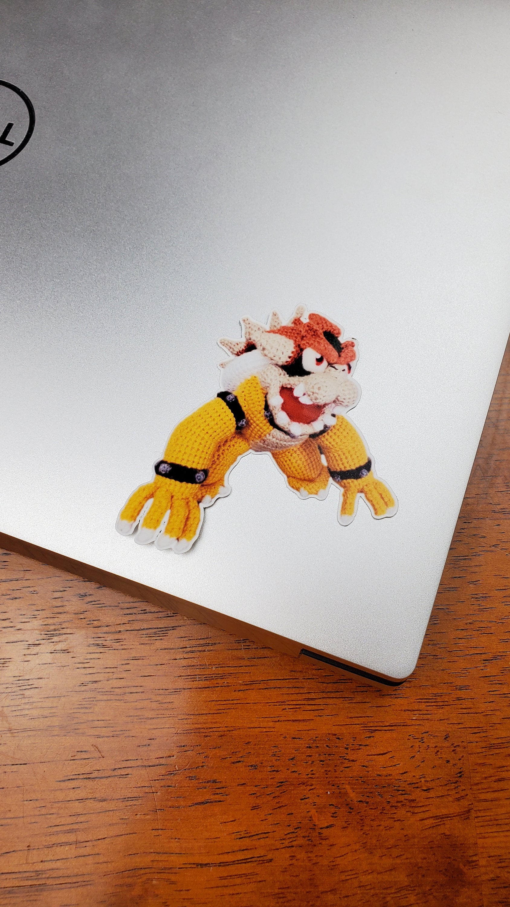 Bowser Sticker Crochet Amigurumi-style Super Mario Sticker - Etsy