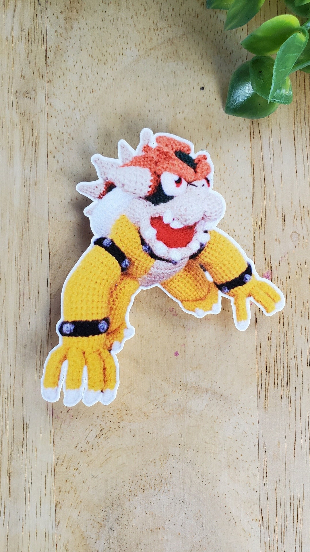 Bowser Sticker - Crochet Amigurumi-style Super Mario Sticker - Etsy