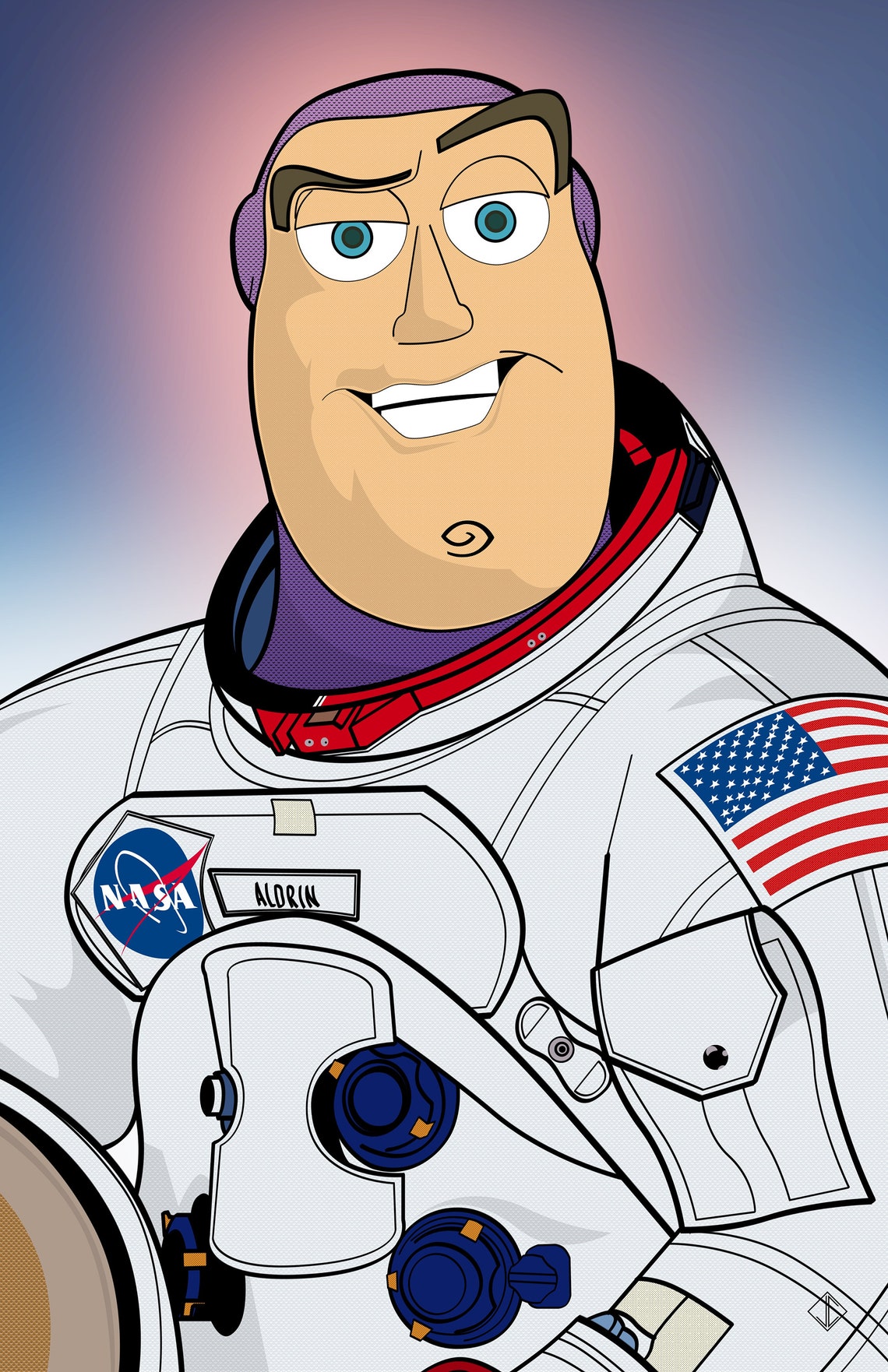 Buzz Lightyear Aldrin 11 X 17 - Etsy