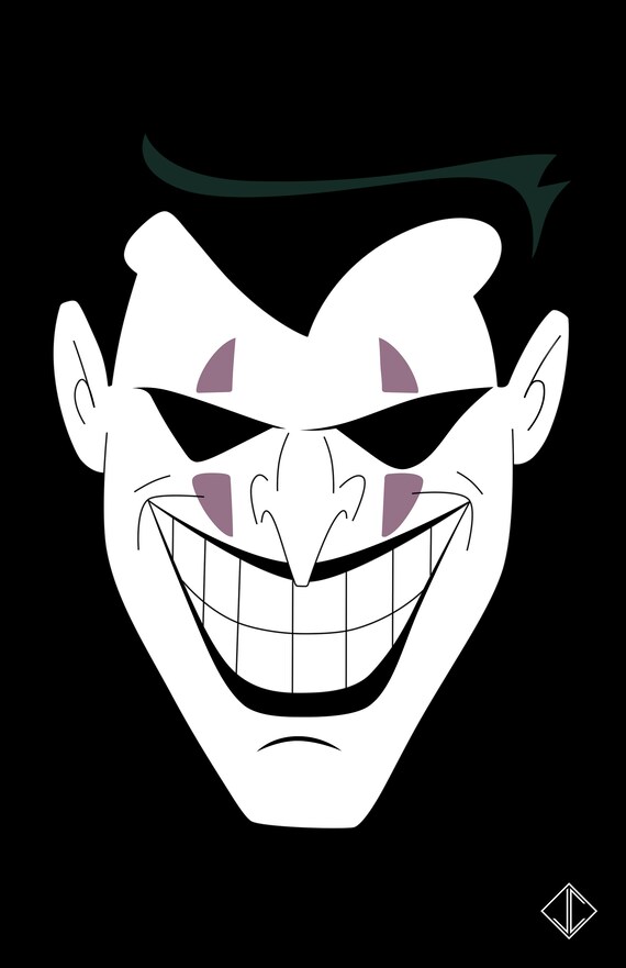 Batman Animated Series Joker Face