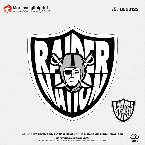 Raiders Svg - Etsy