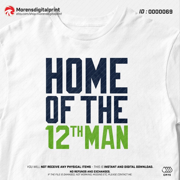 12th Man Seahawks - Etsy