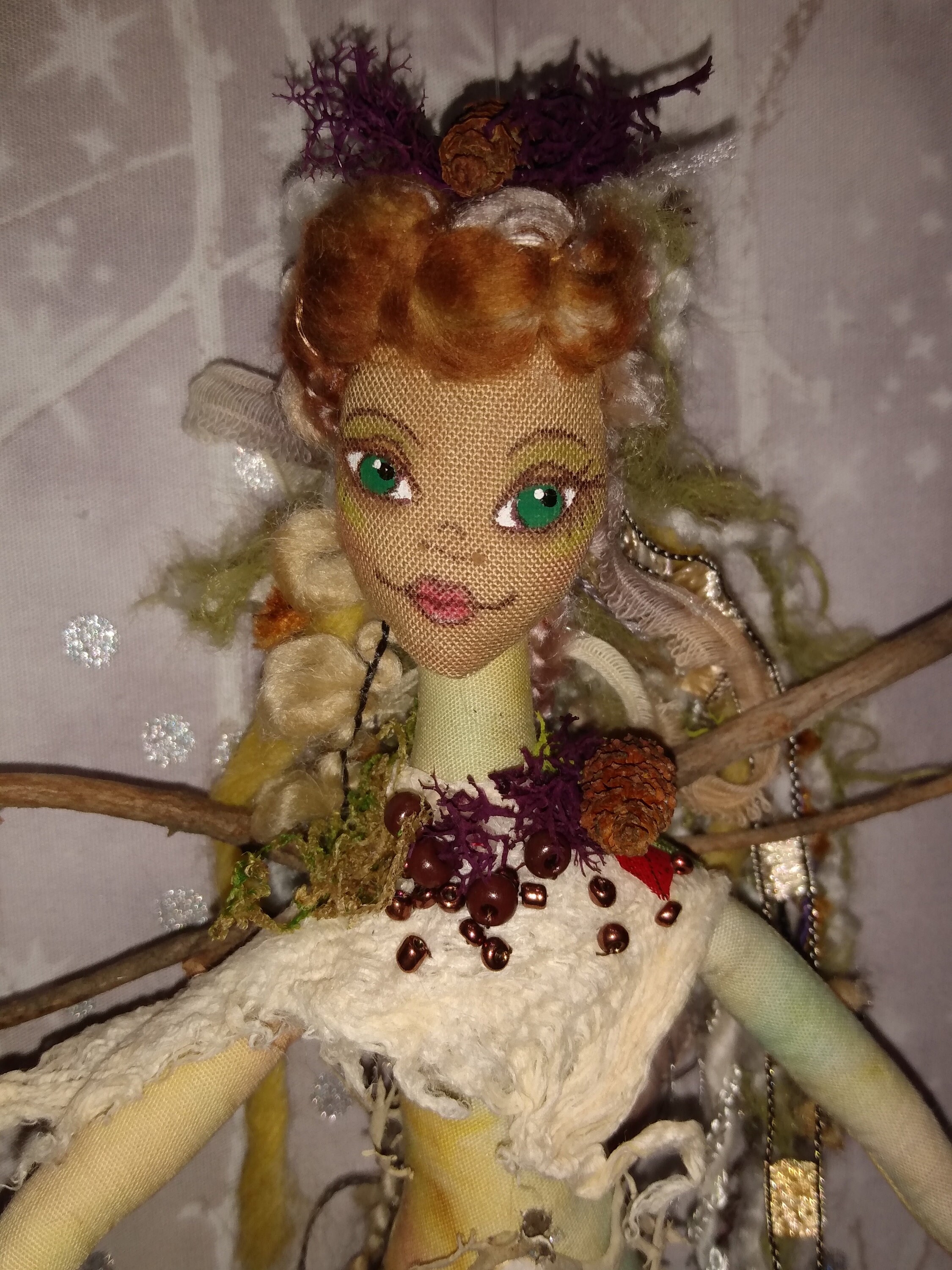 Dryad Fairy Deidre, Handmade Art Doll, Altar Tool, Magical Faerie - Etsy