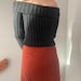 Prima Pullover • PDF Knitting Pattern Download for off Shoulder Ribbed ...