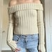 Prima Pullover • PDF Knitting Pattern Download for off Shoulder Ribbed ...