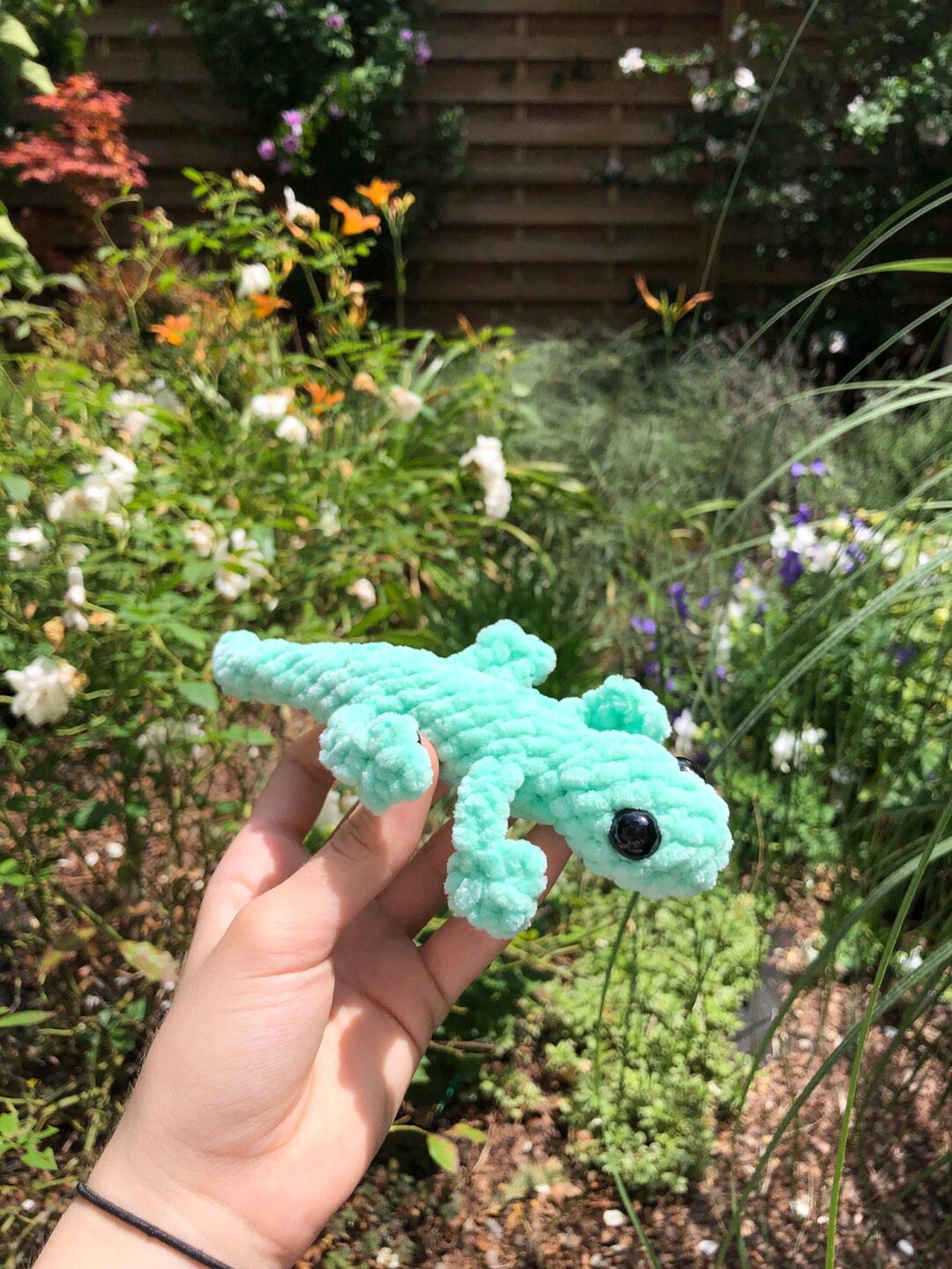 Fluffy Crochet Lizard Plush - Etsy