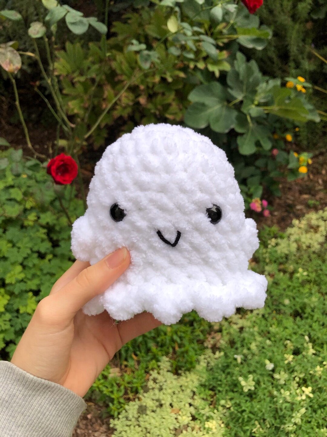 Jumbo Fluffy Crochet Ghost Plush - Etsy
