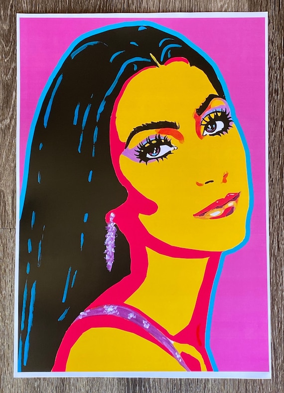 CHER Art Print Art Pop Art Music Pop Music Disco 70s - Etsy