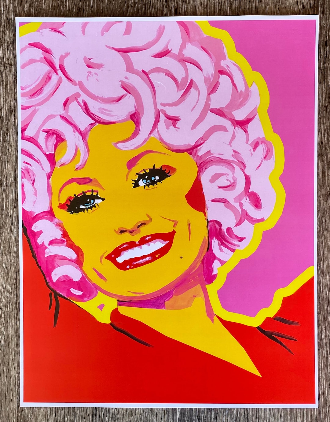 DOLLY Art Print, Art, Pop Art, Music, Country Music, Fashion, Movies ...