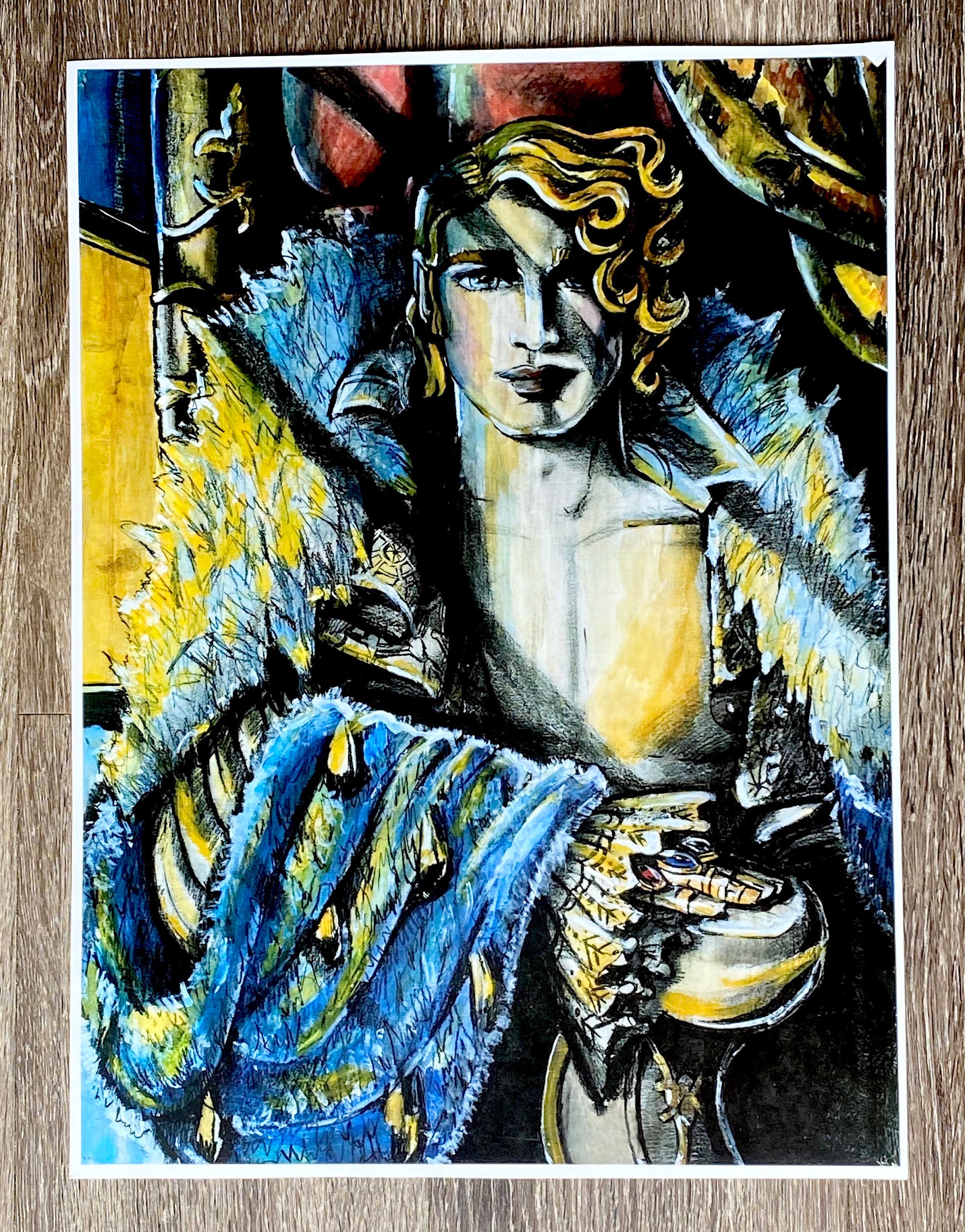 Dorian Gray Portrait Art Print: Gothic Victorian Pop Art (12x18) - Etsy