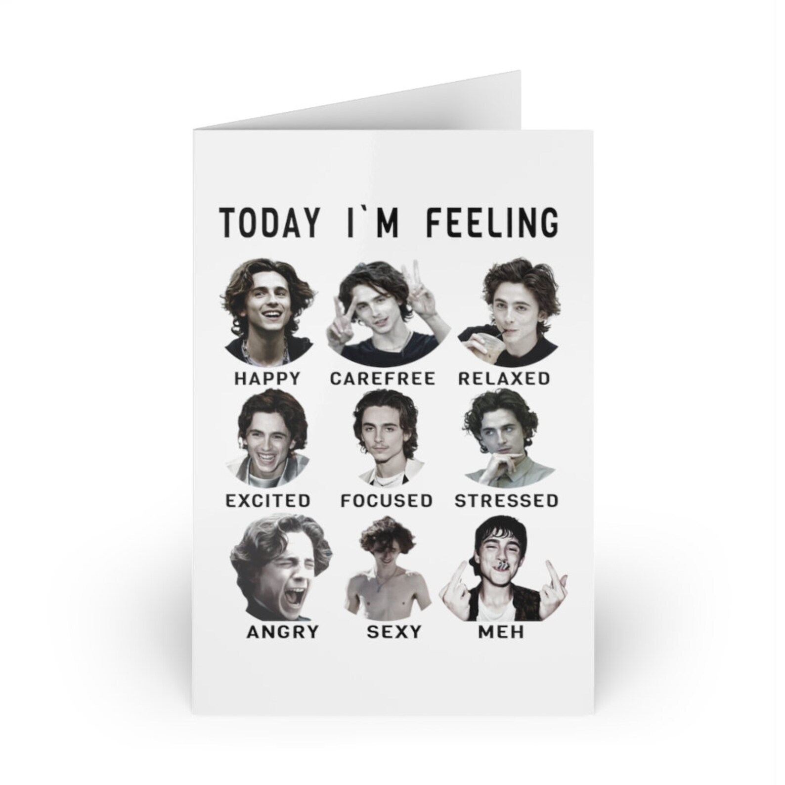 Timothee Chalamet Card A5 Illustrive Greeting Birthday - Etsy Hong Kong