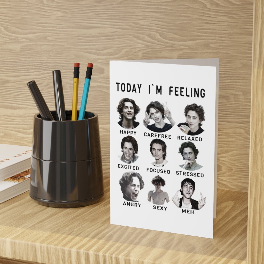 Timothee Chalamet Card - A5 Illustrive Greeting Birthday Cards,timothee ...