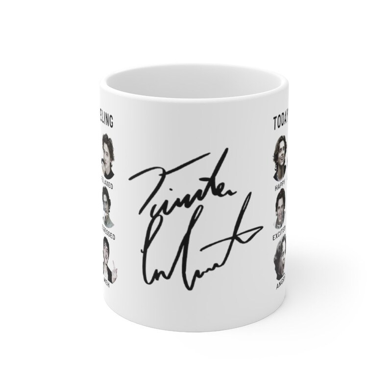 Timothee Chalamet Mug Lil Timmy Tim Mug Funny Feelings 11oz Coffee Cup ...