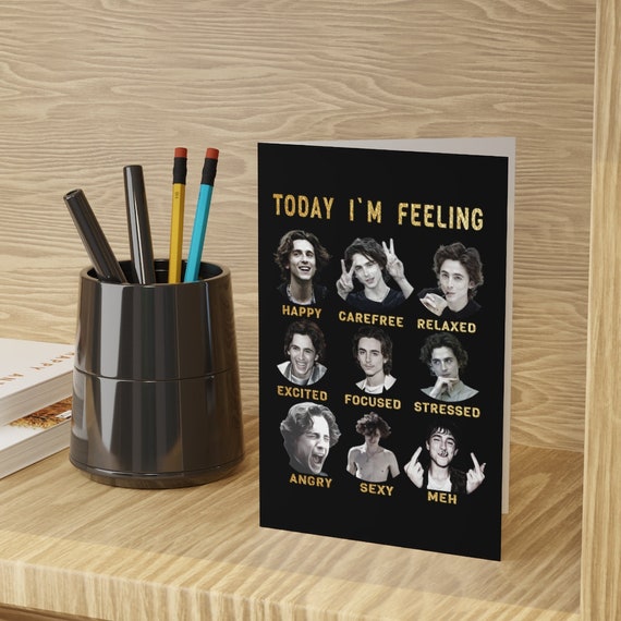 Timothee Chalamet Card A5 Illustrive Greeting Birthday - Etsy México