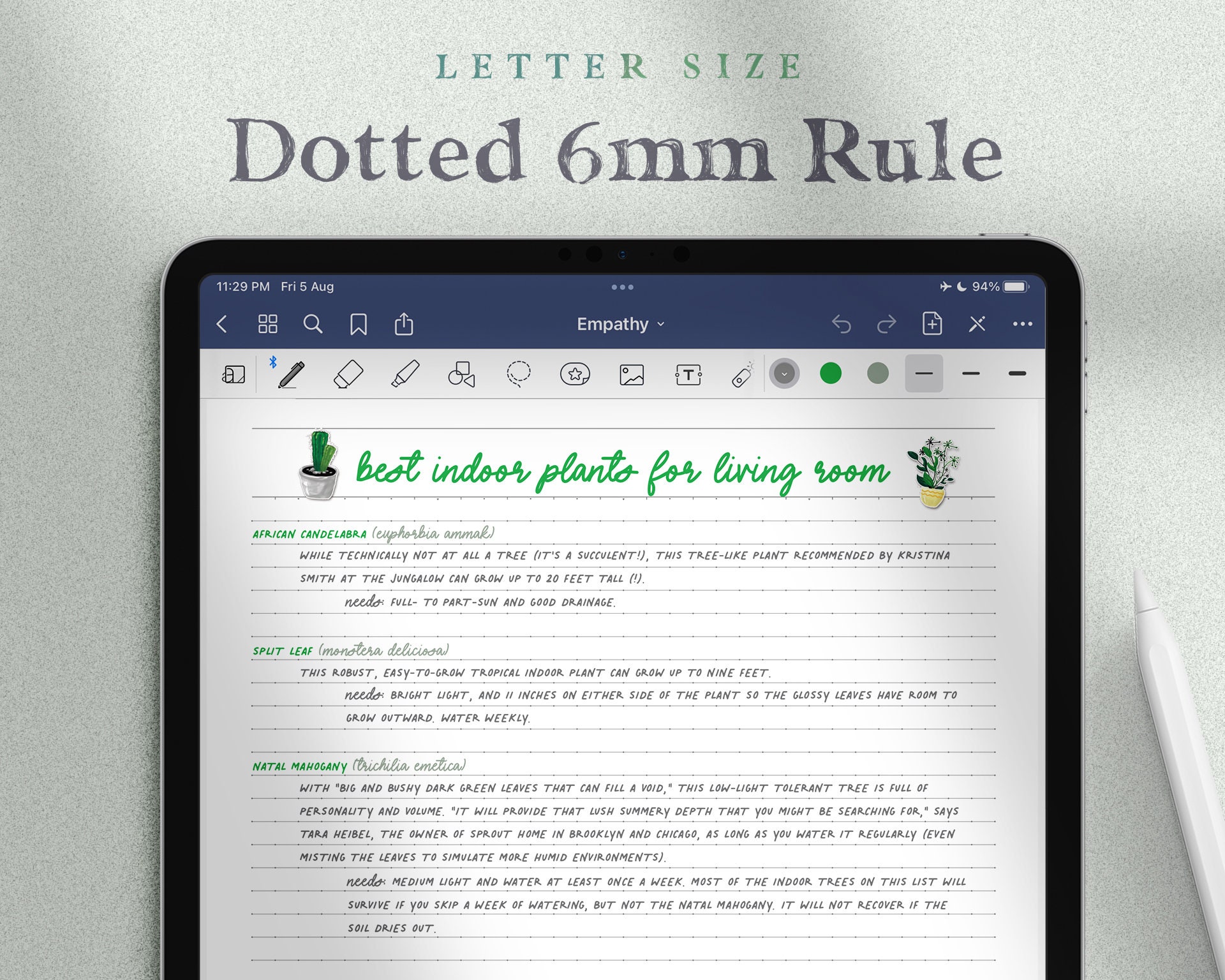 White Digital Note Taking Paper Template Goodnotes Notability - Etsy