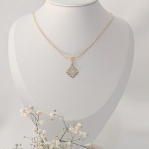 Diamond White Enamel Mini Snake Rope Chain Hmong Inspired Necklace - Etsy