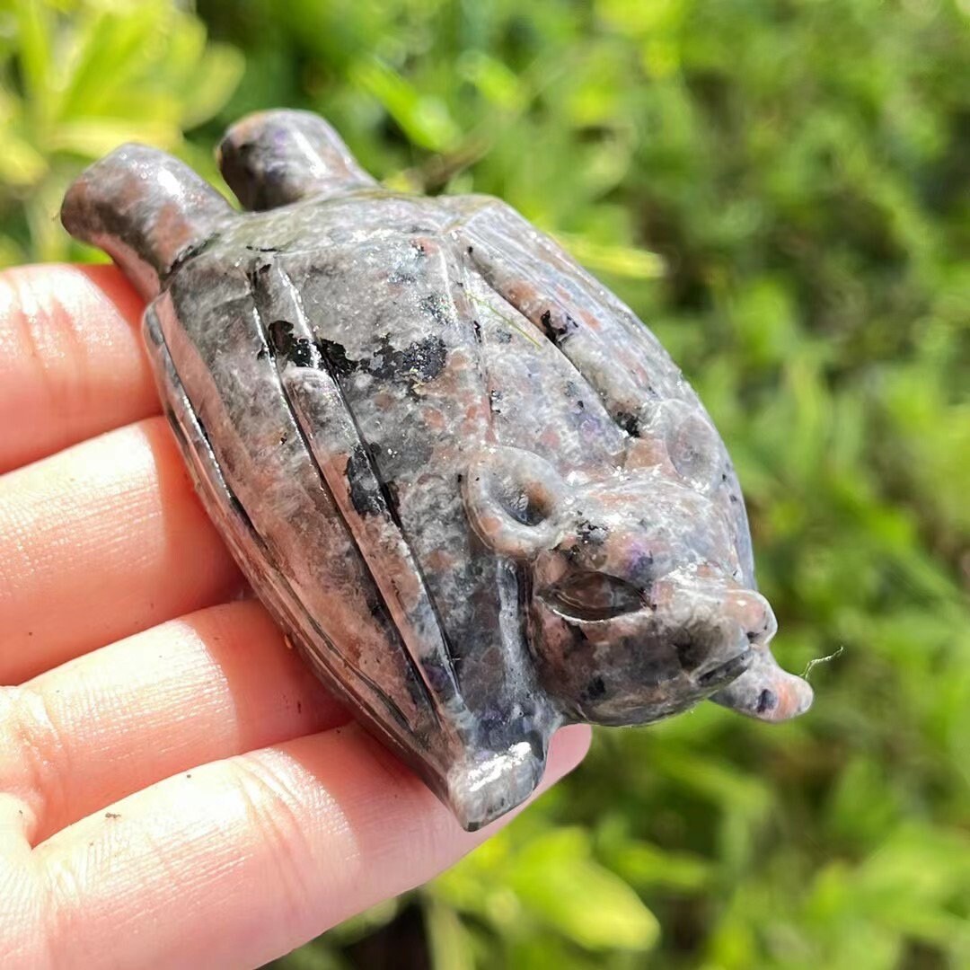 2.7natural Yooperlite Stone Quartz Crystal, Bat Carved ,crystal Quartz ...