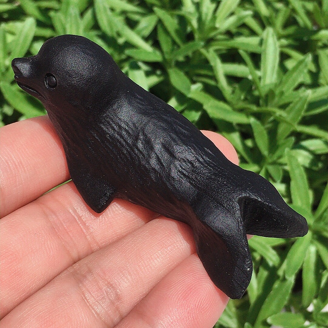2.7natural Obsidian Quartz Crystal,seal Carved ,crystal Quartz Skull ...