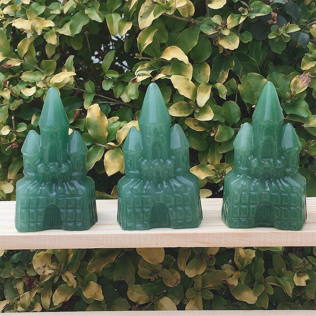 2.7natural Aventurine Quartz Crystal,castle Carved,crystal Quartz Skull ...