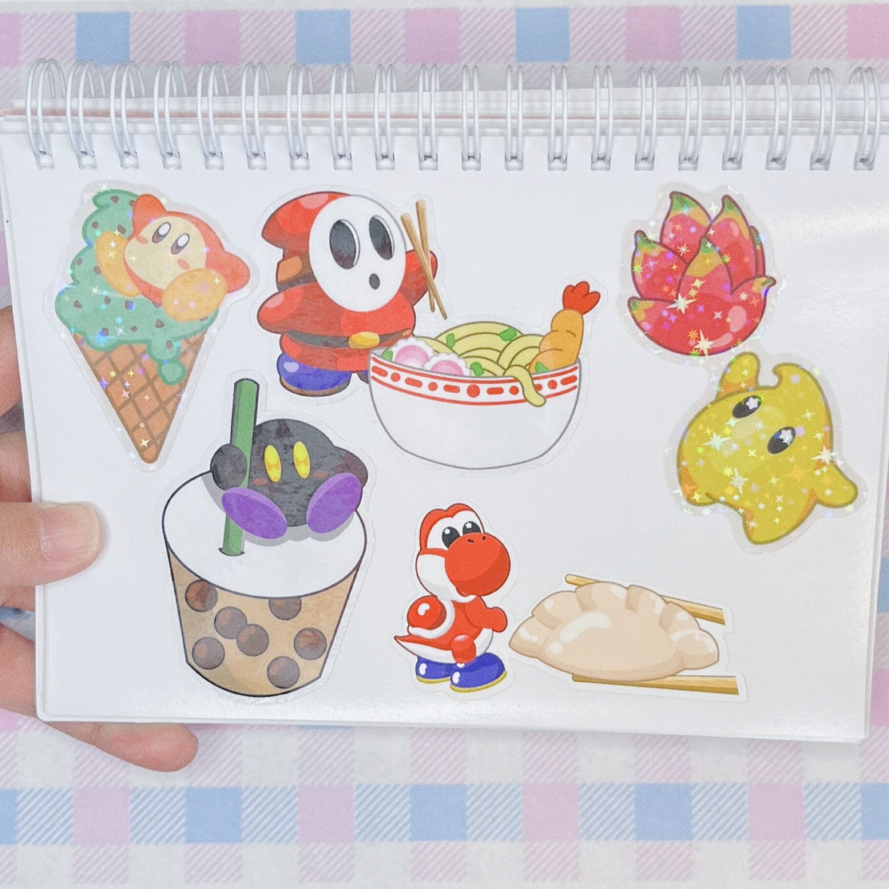 Luma Mario Holographic Sticker / Foodie Sticker - Etsy