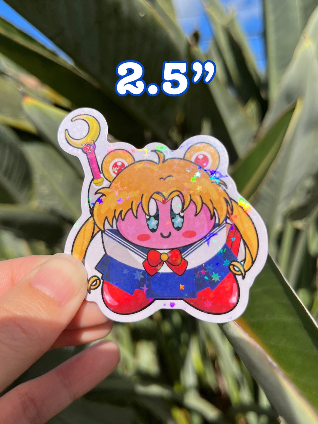 Kirby Star Holographic Sailor Sticker/ Poyo Sticker/ Stationary Sticker ...