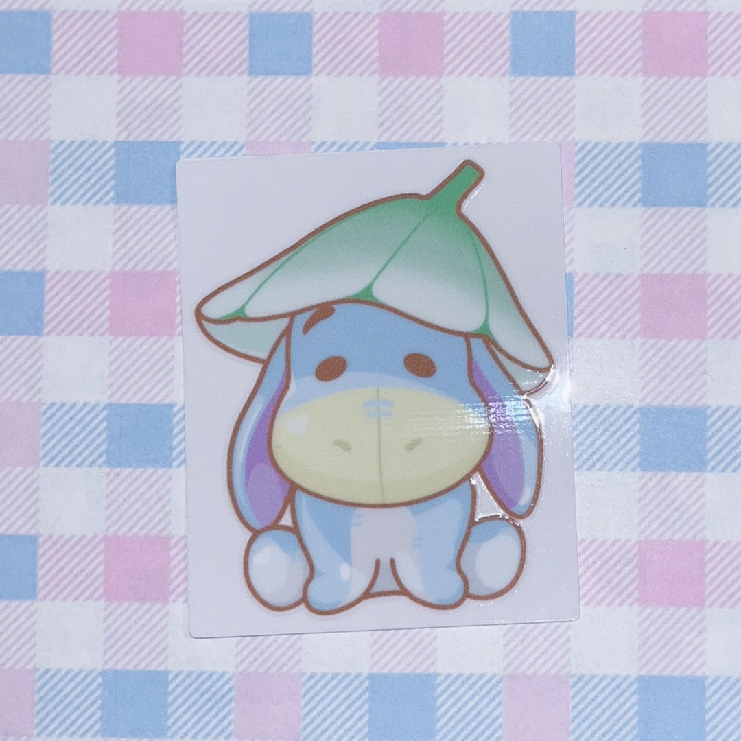 Eeyore Transfer Sticker / Kawaii Sticker / 3.5 Inches - Etsy
