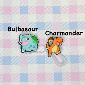 Kawaii Silicone Straw Topper / Pokemon Straw Cap / Anime Straw Cover - Etsy