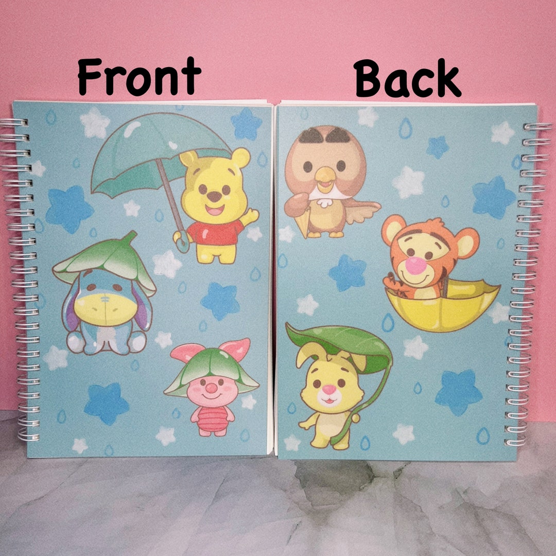 A5 Sticker Book / Double Sided Sticker Page / Pooh Bear - Etsy