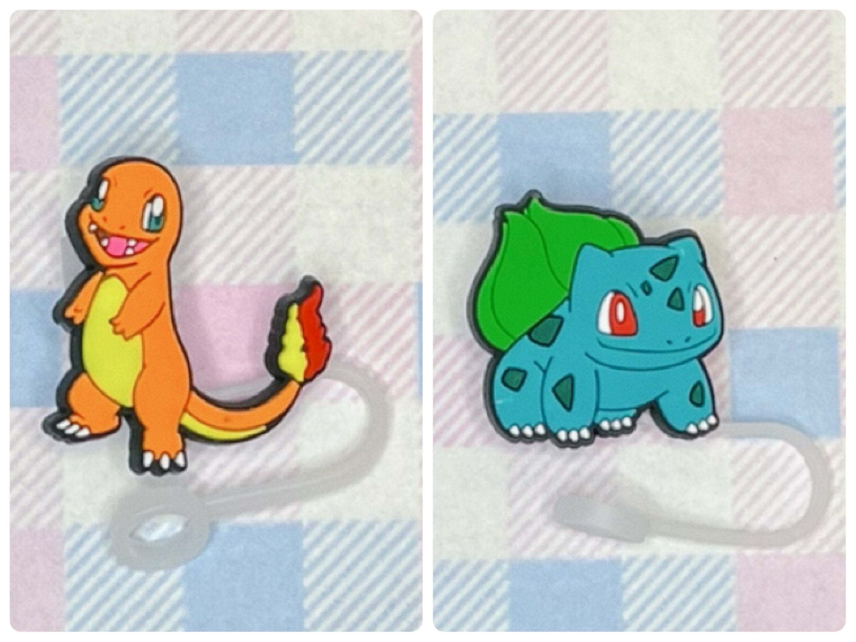 Kawaii Silicone Straw Topper / Pokemon Straw Cap / Anime Straw Cover - Etsy