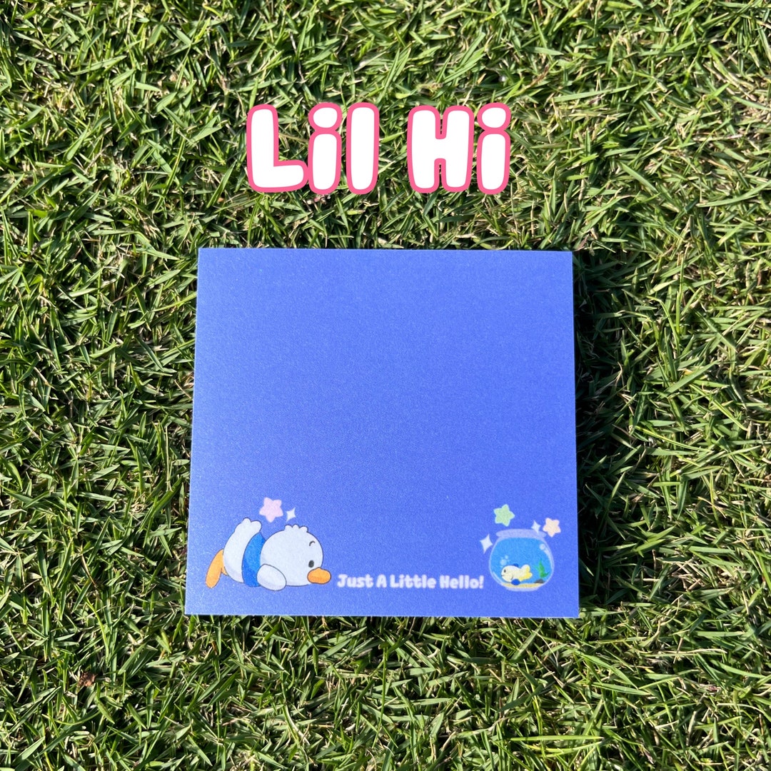 Kawaii Post It / Memo Pad / Post-it Pad / Cute Duck Stationery / Work ...