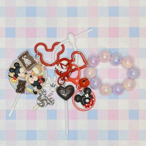 Kawaii Resin Beaded Stacked Keychain Charm / Cabochons / Cup Charms ...