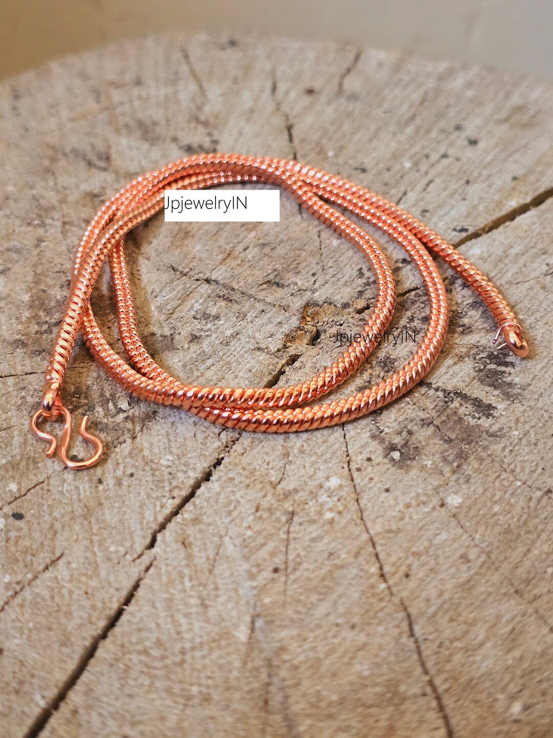 Pure Copper Chain Necklace, Pure Copper Flower Chain, Solid Copper ...