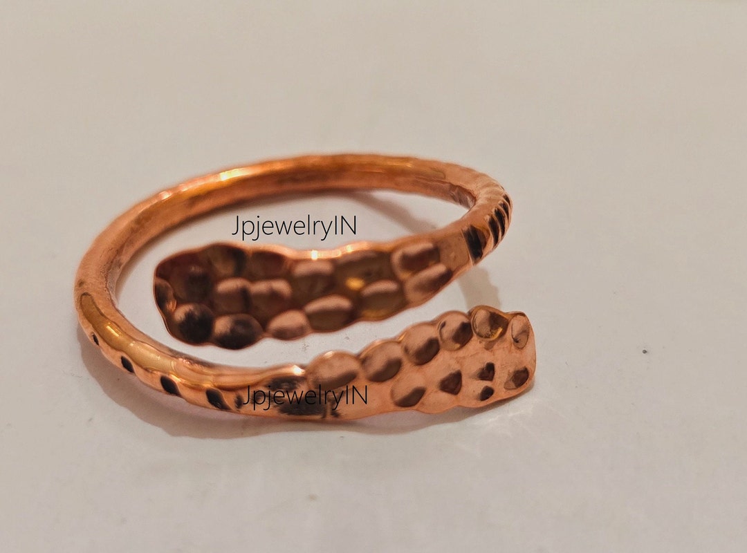 Pure Copper Wrap Ring, Arthritis Relief Thumb Ring ,pain Healing Copper ...