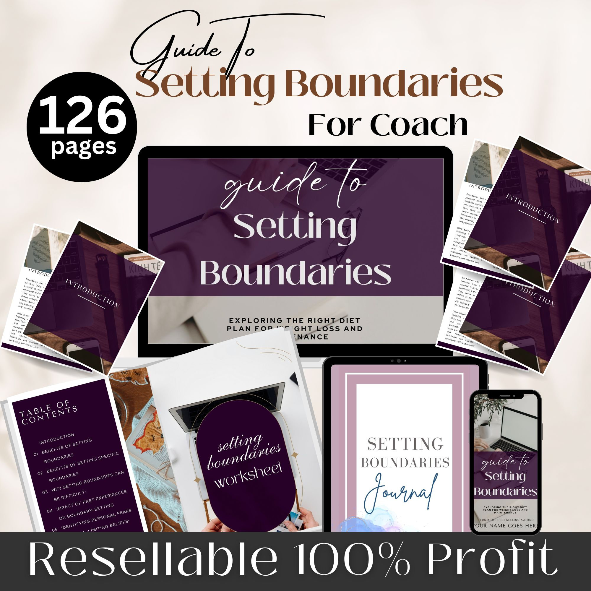 Setting Boundaries Done for You Ebook PLR Guide for Boundary Coach ...