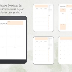 Busy Mom Digital Planner 2025 for Goodnotes | Meal, Budget & Self-care ...